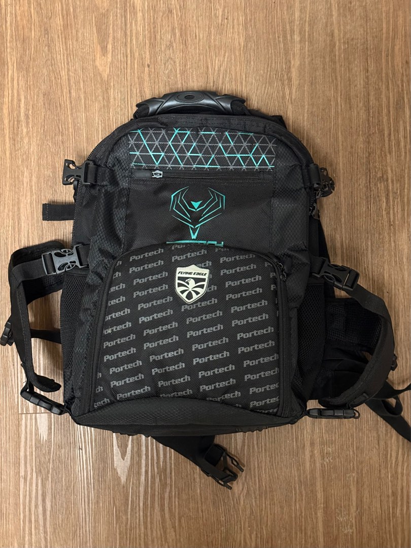 Flying Eagle Skate Backpack - Black, Men's Fashion, Bags, Backpacks on ...