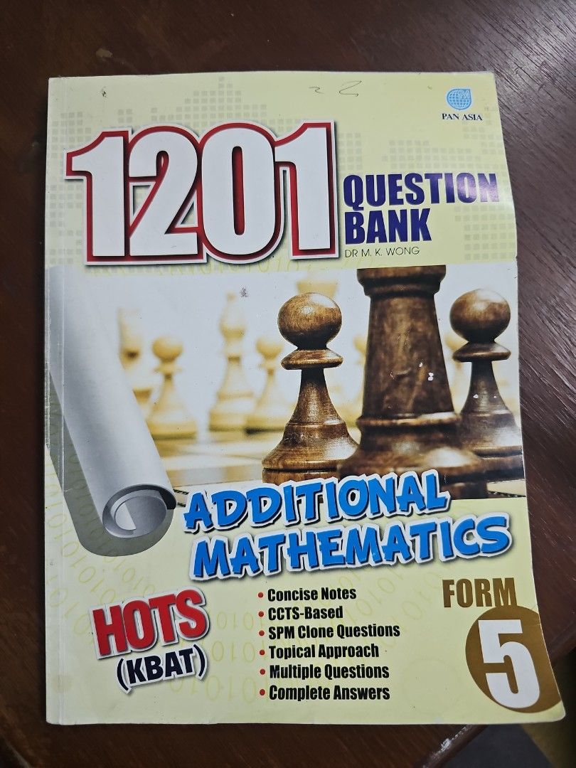 Form 5 Additional Mathematics Question Bank, Hobbies & Toys, Books ...