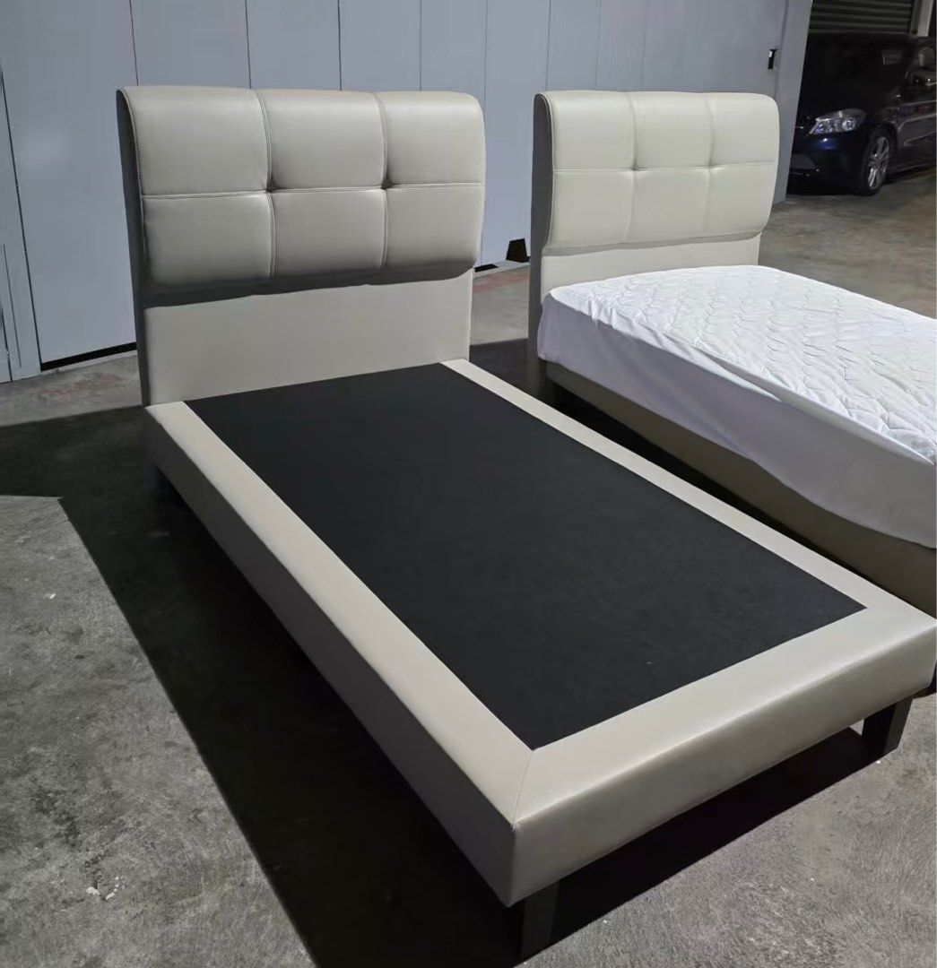 Free delivery super single size bed frame, Furniture & Home Living ...