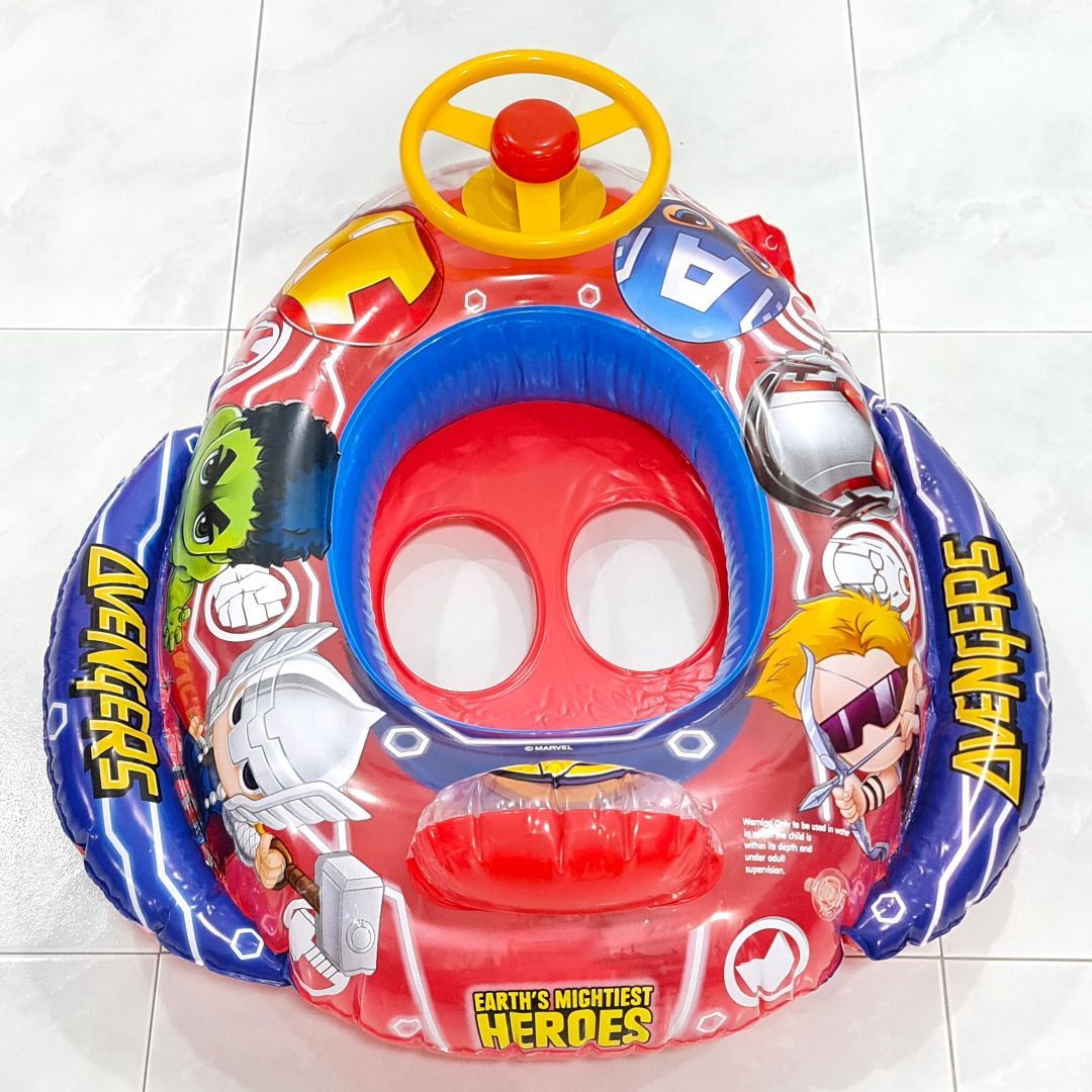 [Free Delivery to Door Step] Marvel Avengers Inflatable Swimming Ring ...