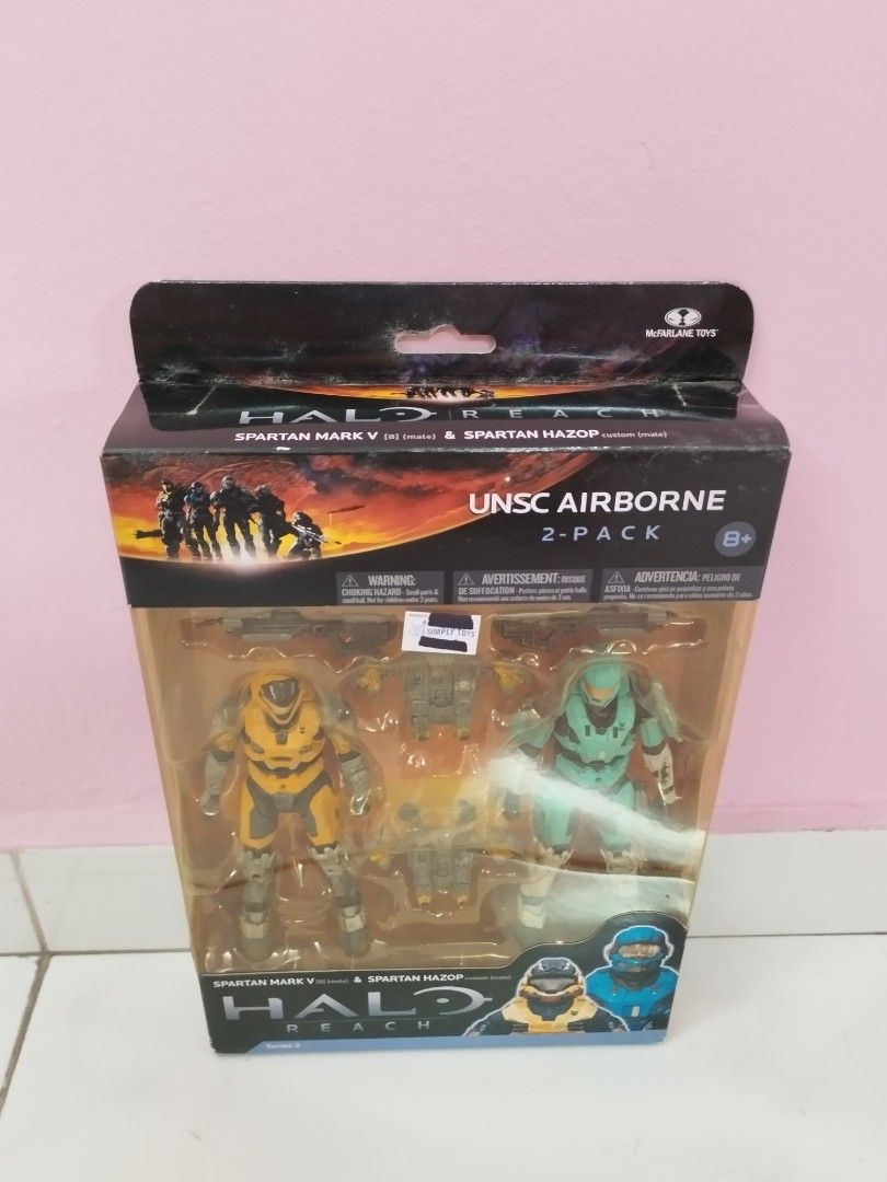 Halo Reach Series 2 UNSC Airborne 2-Pack Action Figures McFarlane ...