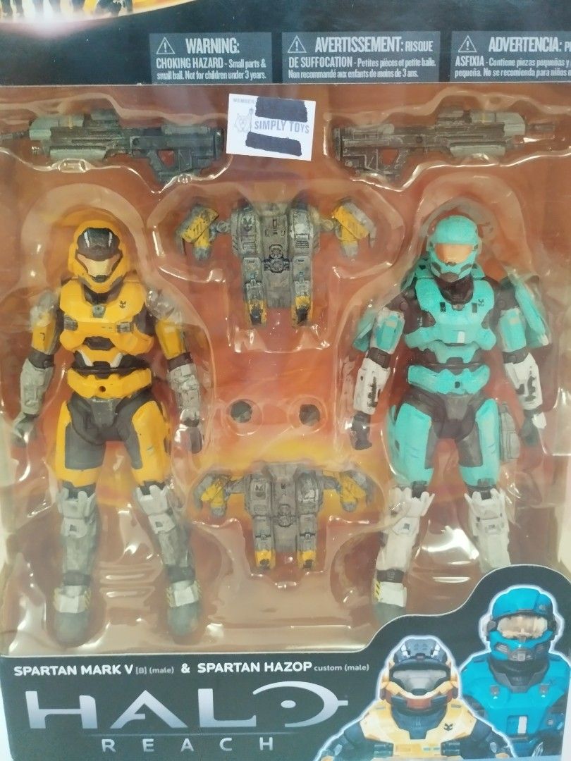 Halo Reach Series 2 UNSC Airborne 2-Pack Action Figures McFarlane ...
