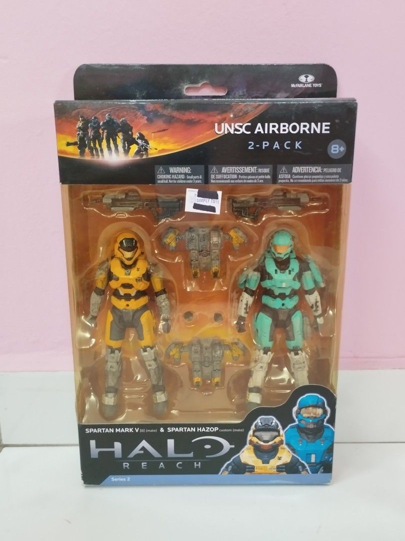 Halo Reach Series 2 UNSC Airborne 2-Pack Action Figures McFarlane ...