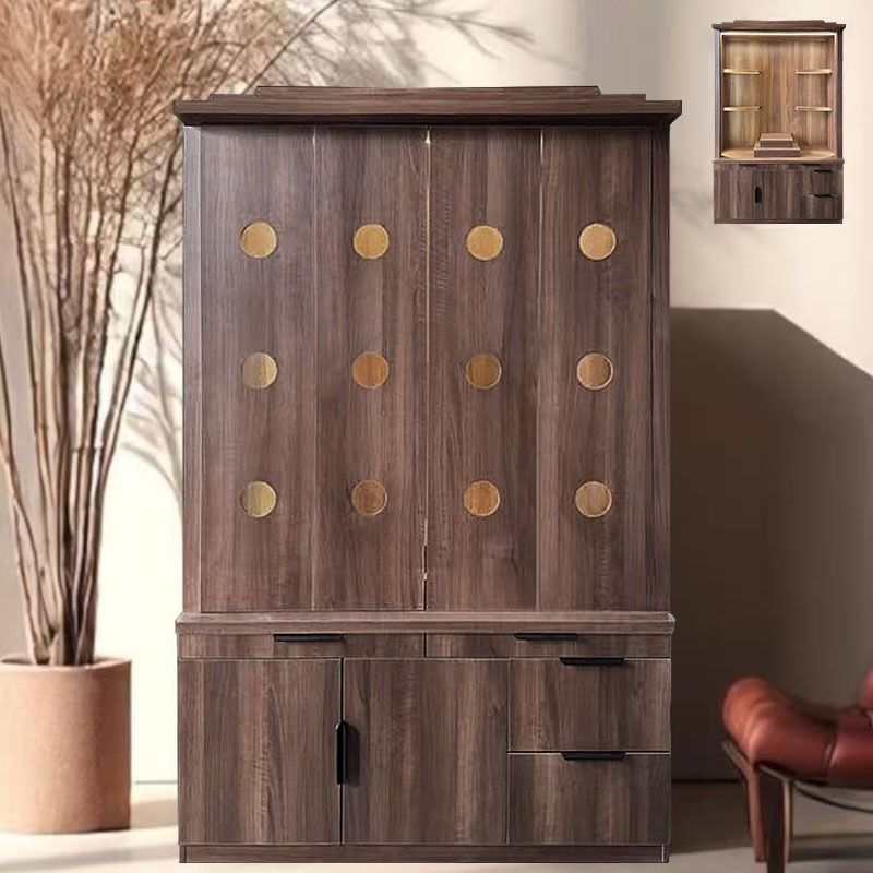 Hindu Altar AL402/ Worship Table/Buddhist niche standing Shelf/ Buddha ...