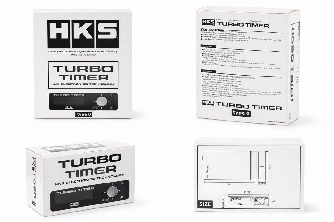HKS Turbo Timer Type 0 (Original JDM) – In Box, Car Accessories ...