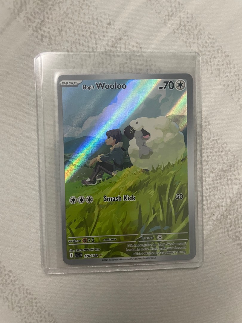 Hop’s Wooloo IR 170/159 JTGEN Pokemon Journey Together, Hobbies & Toys ...