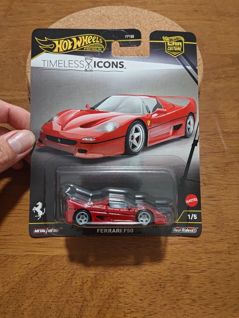 Hot Wheels Timeless Icons Ferrari F50, Hobbies & Toys, Toys & Games on ...
