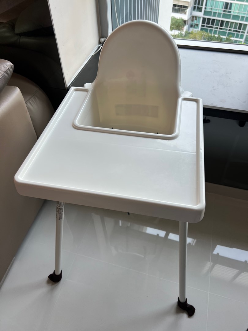 IKEA Antilop High Chair - White, Babies & Kids, Nursing & Feeding, Baby ...