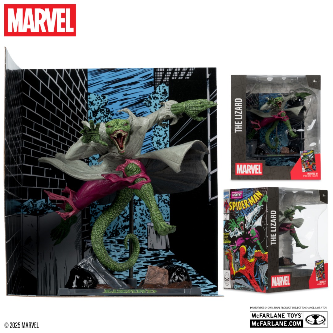 *in stock* McFarlane Marvel Collection 1:10 Scale The Lizard (Spider ...