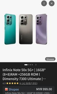 Infinix note 50S 5G+ 8/256gb, Mobile Phones & Gadgets, Mobile Phones ...
