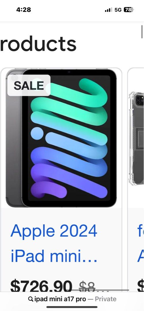 iPad mini (A17 Pro) 8.3" WiFi (2024), Mobile Phones & Gadgets, Tablets, iPad on Carousell