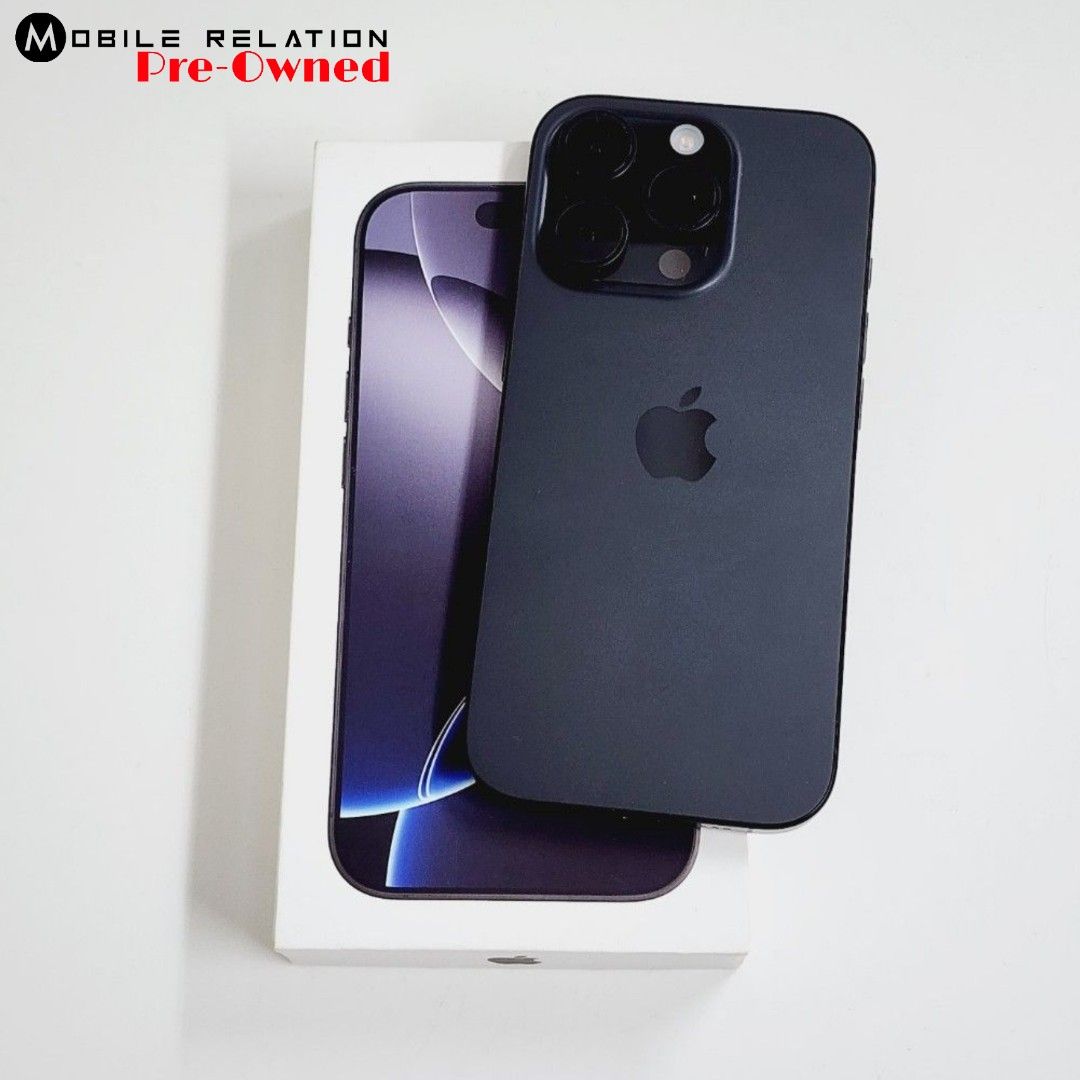 iPhone 16 Pro Black Titanium 512GB, Mobile Phones & Gadgets, Mobile ...