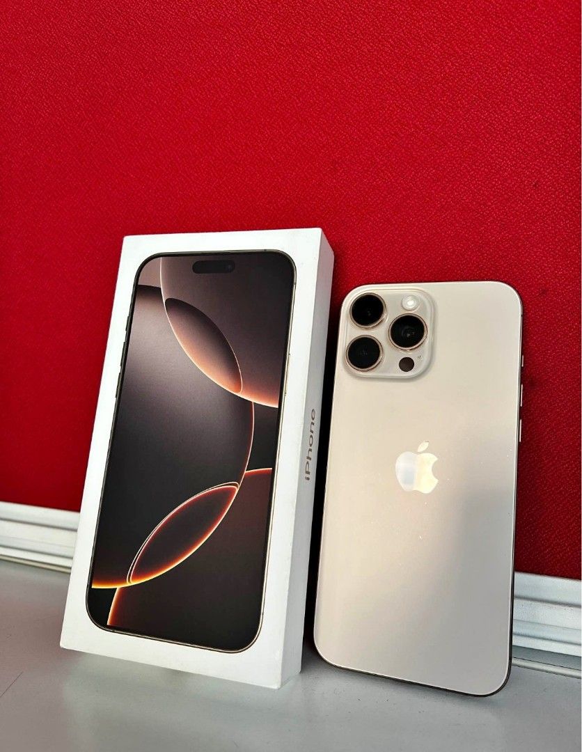 IPHONE 16 PRO MAX 256GB DESERT TITANIUM NO ISSUE, PARA KANG BUMILI NG ...