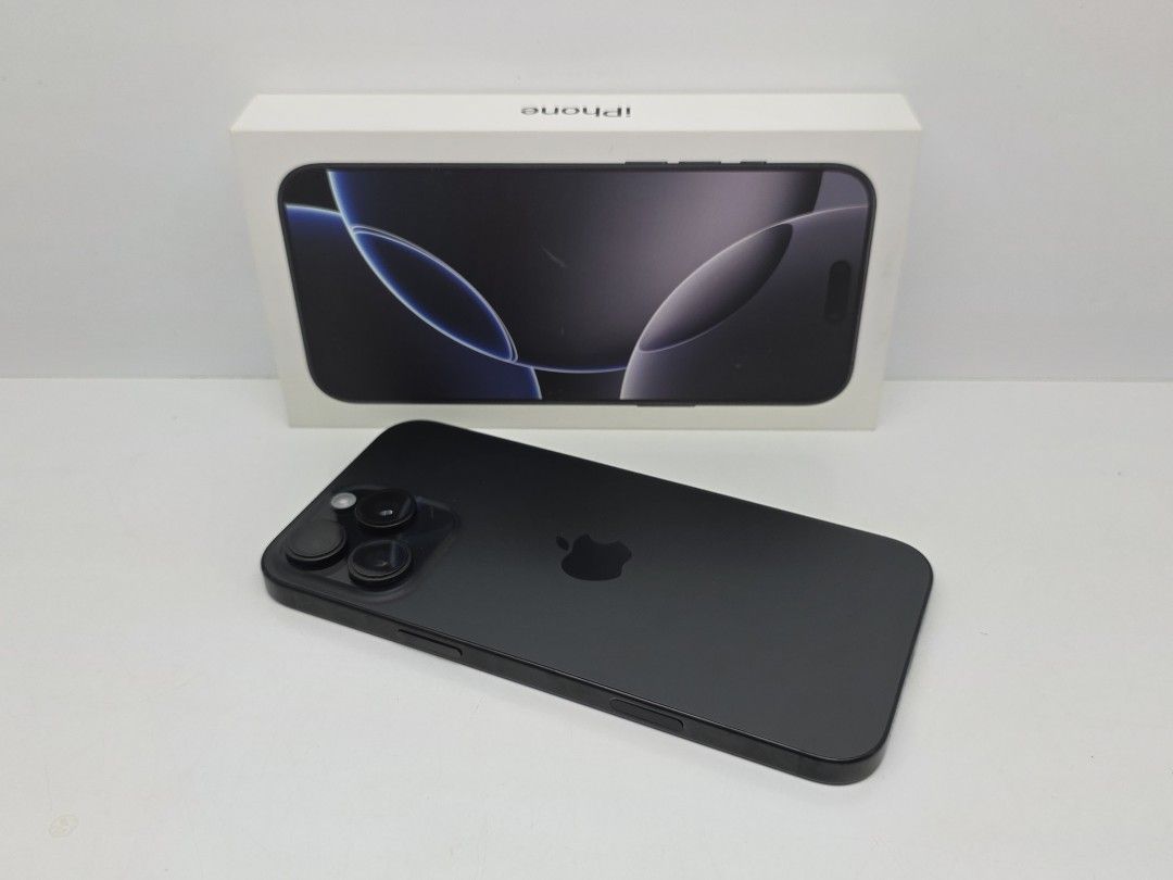 iPhone 16 Pro Max Black Titanium 256GB, Mobile Phones & Gadgets, Mobile ...