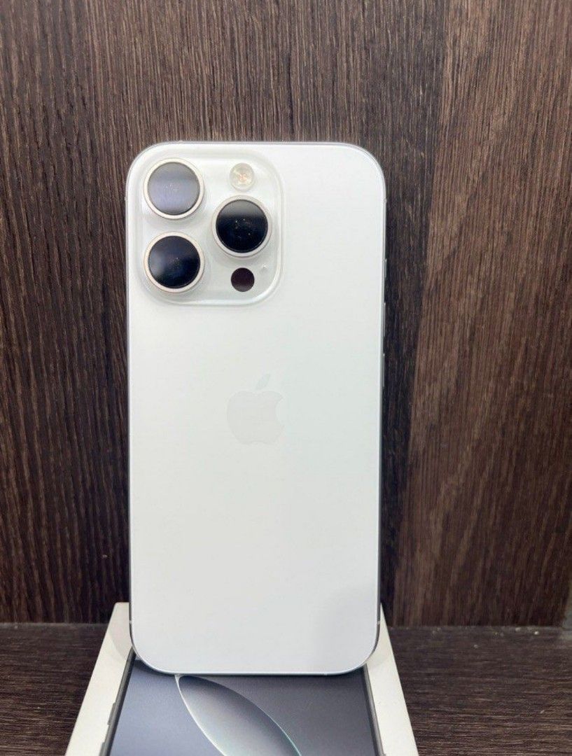 iPhone 16 Pro White Titanium 128GB, Mobile Phones & Gadgets, Mobile ...