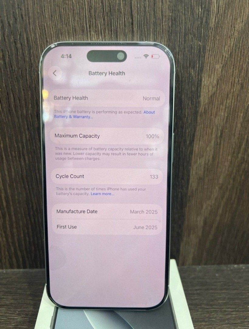 iPhone 16 Pro White Titanium 128GB, Mobile Phones & Gadgets, Mobile ...