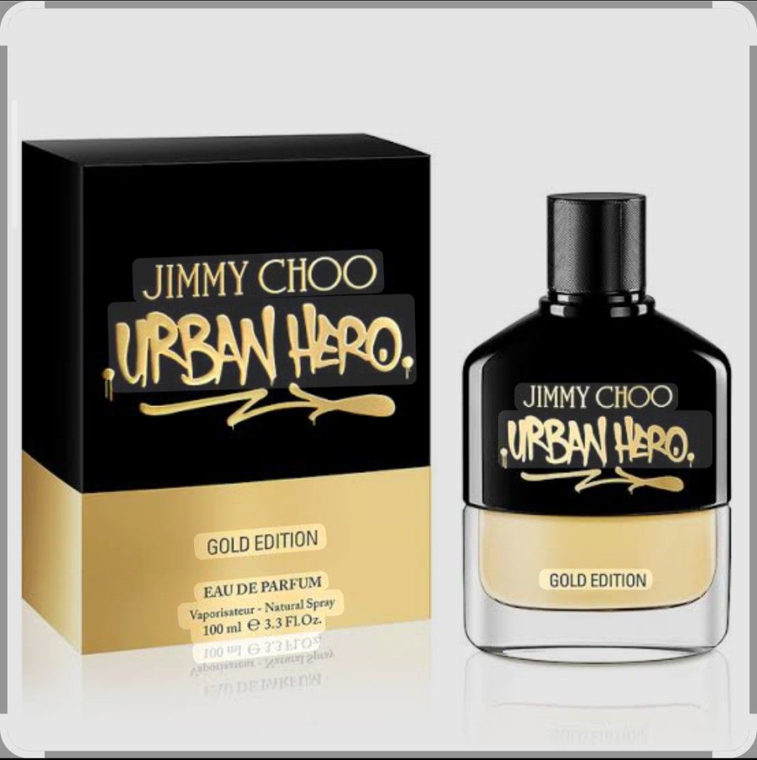 Jimmy Choo Urban Hero Gold Edition Eau de Parfum, Beauty & Personal ...