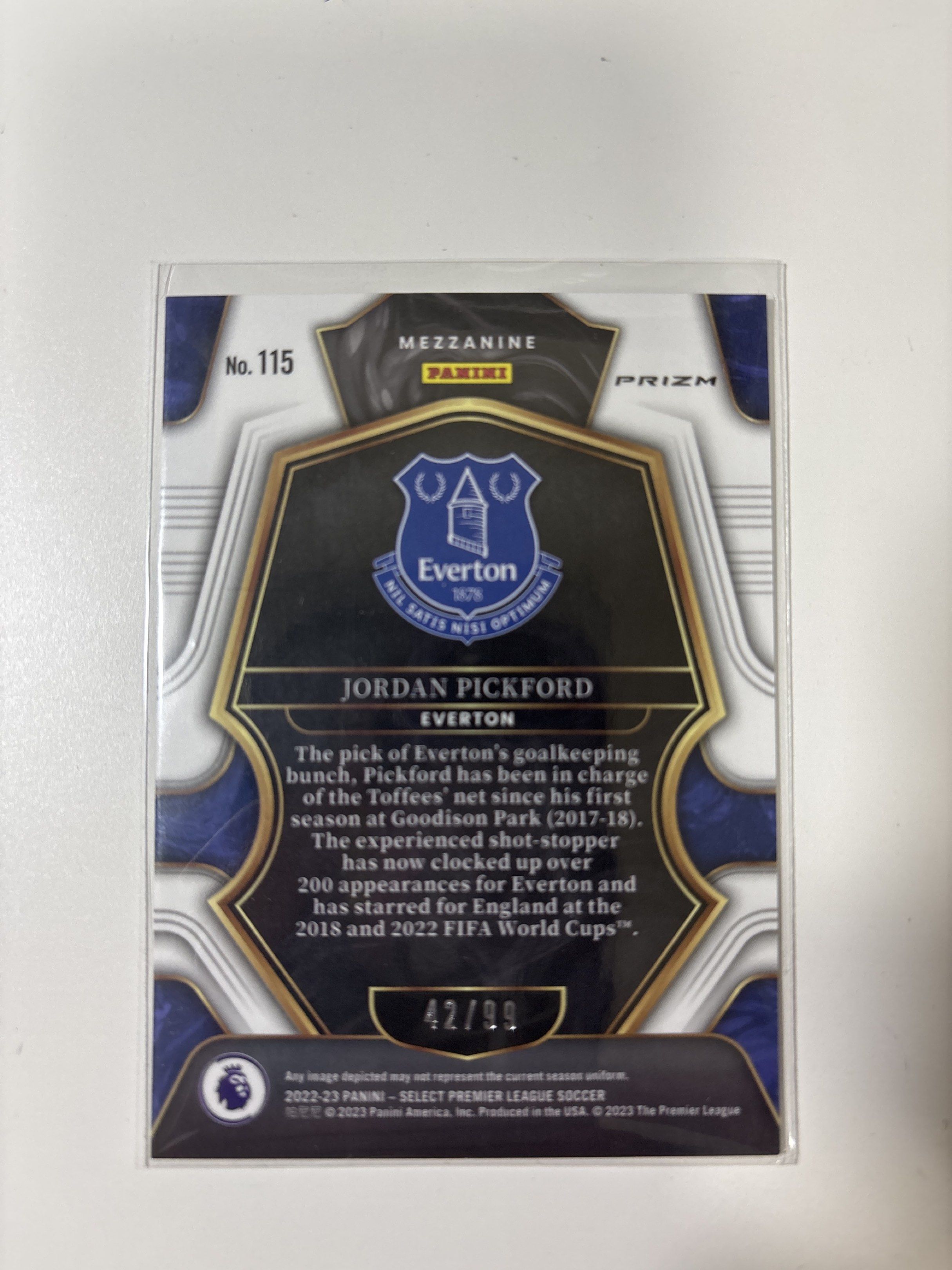 Jordan Pickford /99, Hobbies & Toys, Toys & Games on Carousell