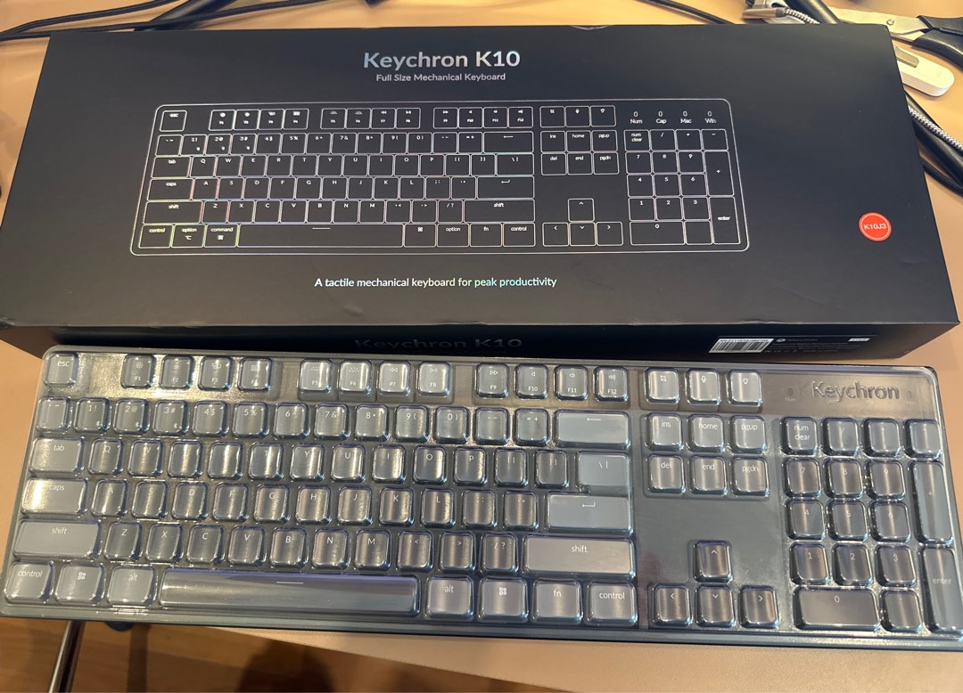 Keychron K10 Full Size Mechanical Keyboard, Computers & Tech, Parts ...