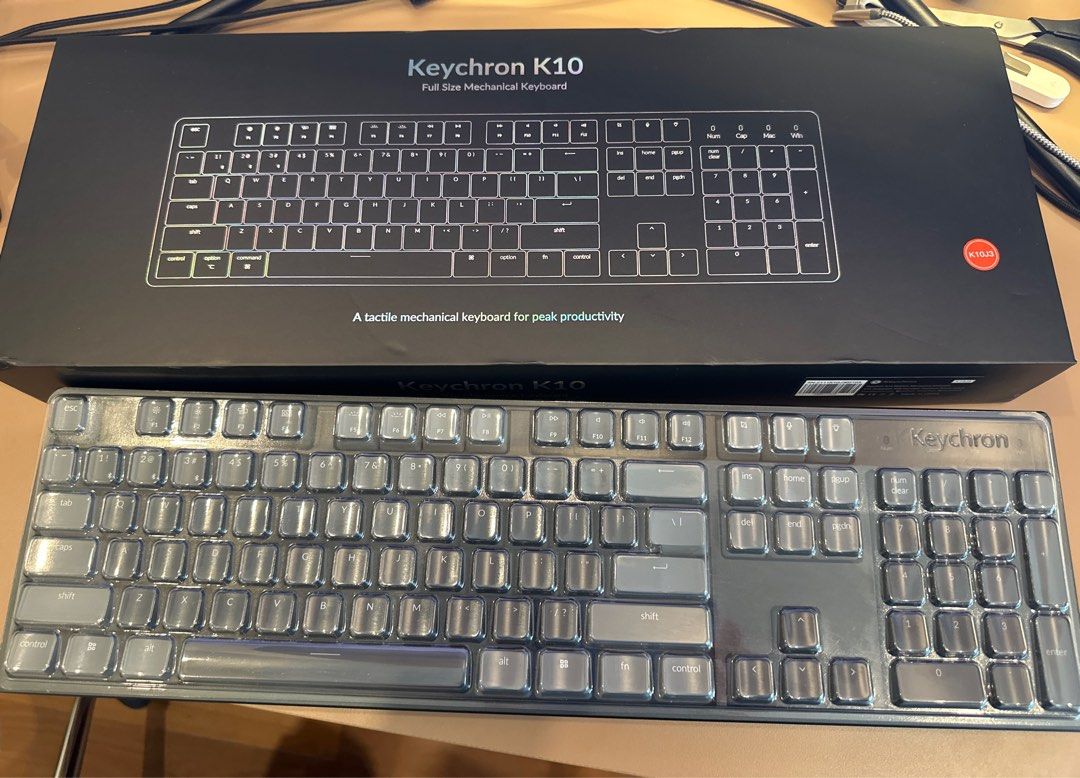 Keychron K10 Full Size Mechanical Keyboard, Computers & Tech, Parts ...