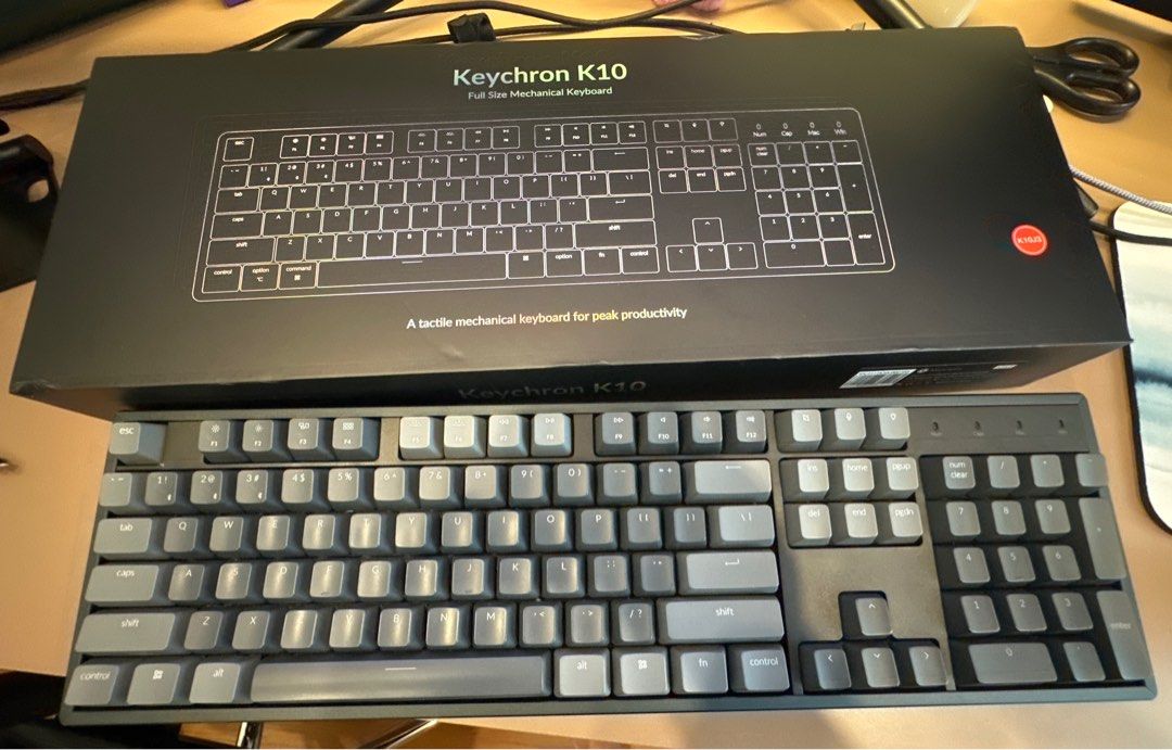 Keychron K10 Full Size Mechanical Keyboard, Computers & Tech, Parts ...