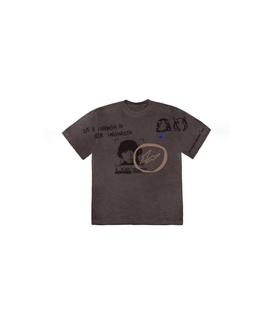 L TRAVIS SCOTT CACTUS JACK X FRAGMENT HIROSHI TEE BROWN PEPPER CJFR ...