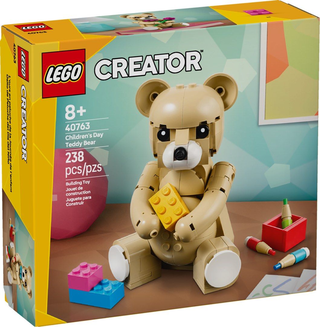 LEGO creator Children's Day Teddy Bear 40763, Hobbies & Toys, Toys ...