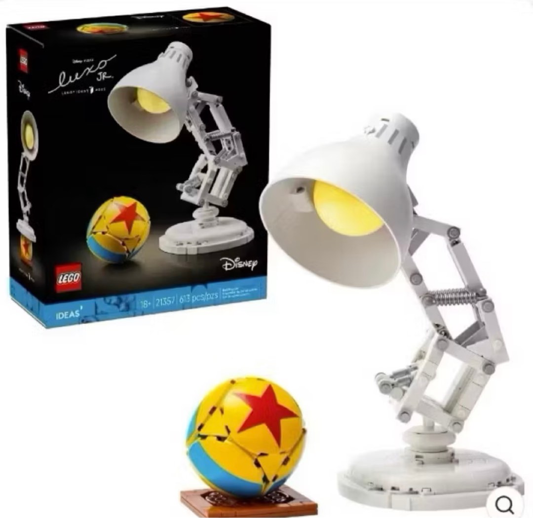 LEGO Ideas 21357 Disney Pixar Luxo Jr. Lamp Set, Hobbies & Toys, Toys ...