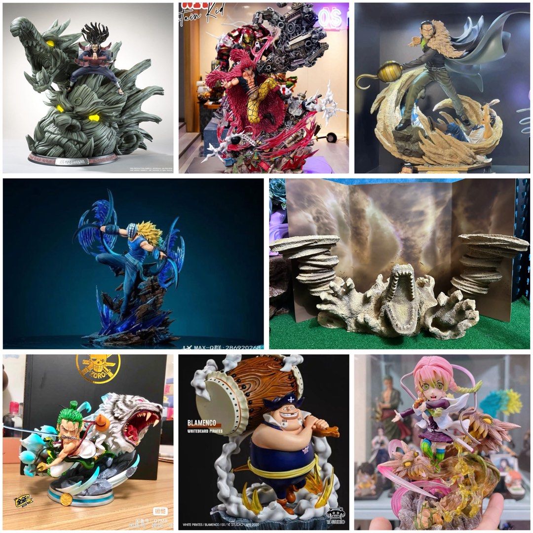 [Let Go all for Combo Price] One Piece, Naruto, Demon Slayer GK Resin ...