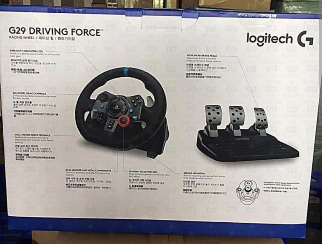 Logitech G29 Driving Force Racing Wheel - Free Delivery, Video Gaming ...