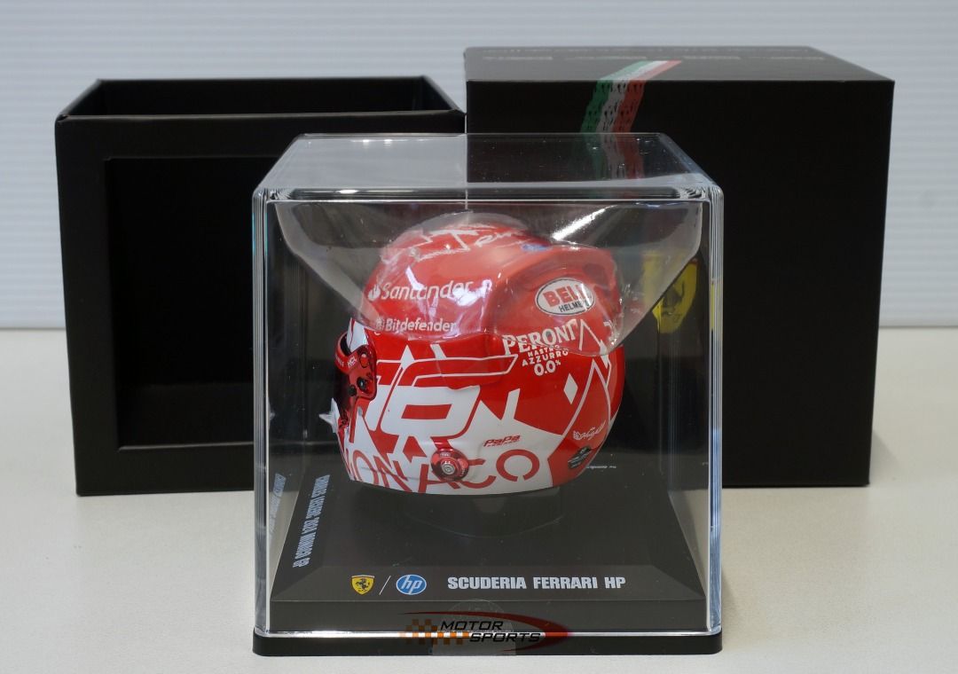 Looksmart 1/5 Helmet Scuderia Ferrari F1 #16 Charles Leclerc Monaco GP ...