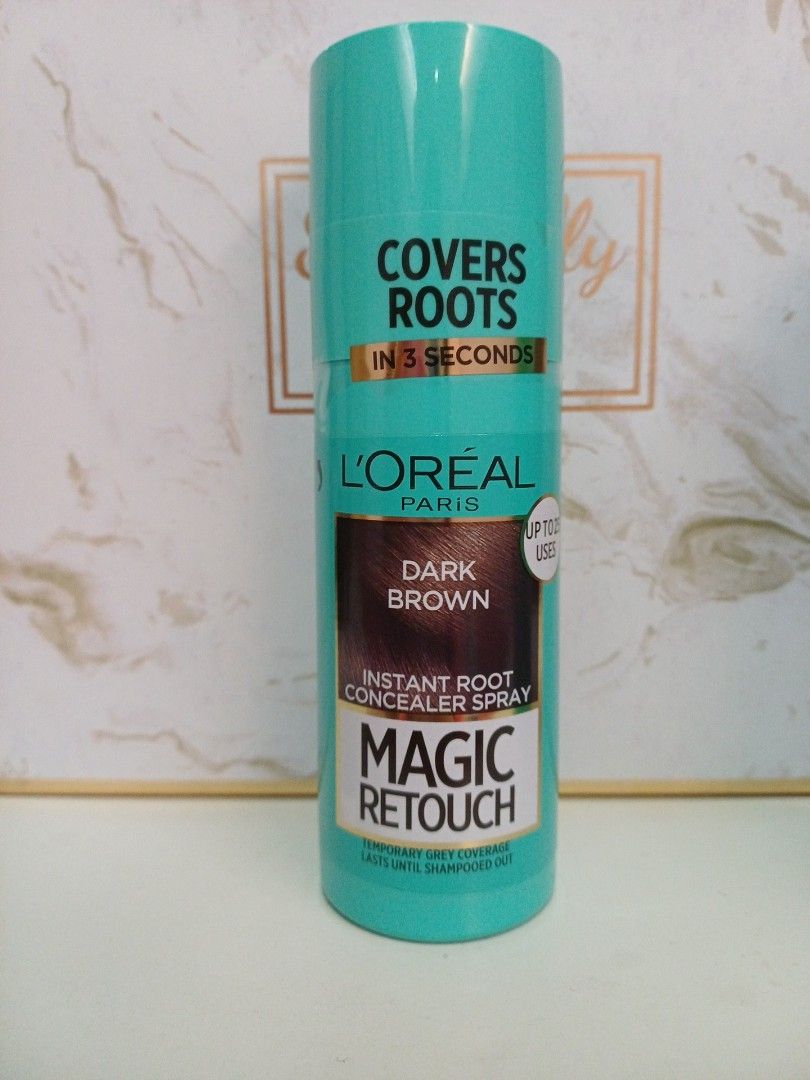 L'Oreal Paris Magic Retouch Instant Root Concealer Spray - Dark Brown ...