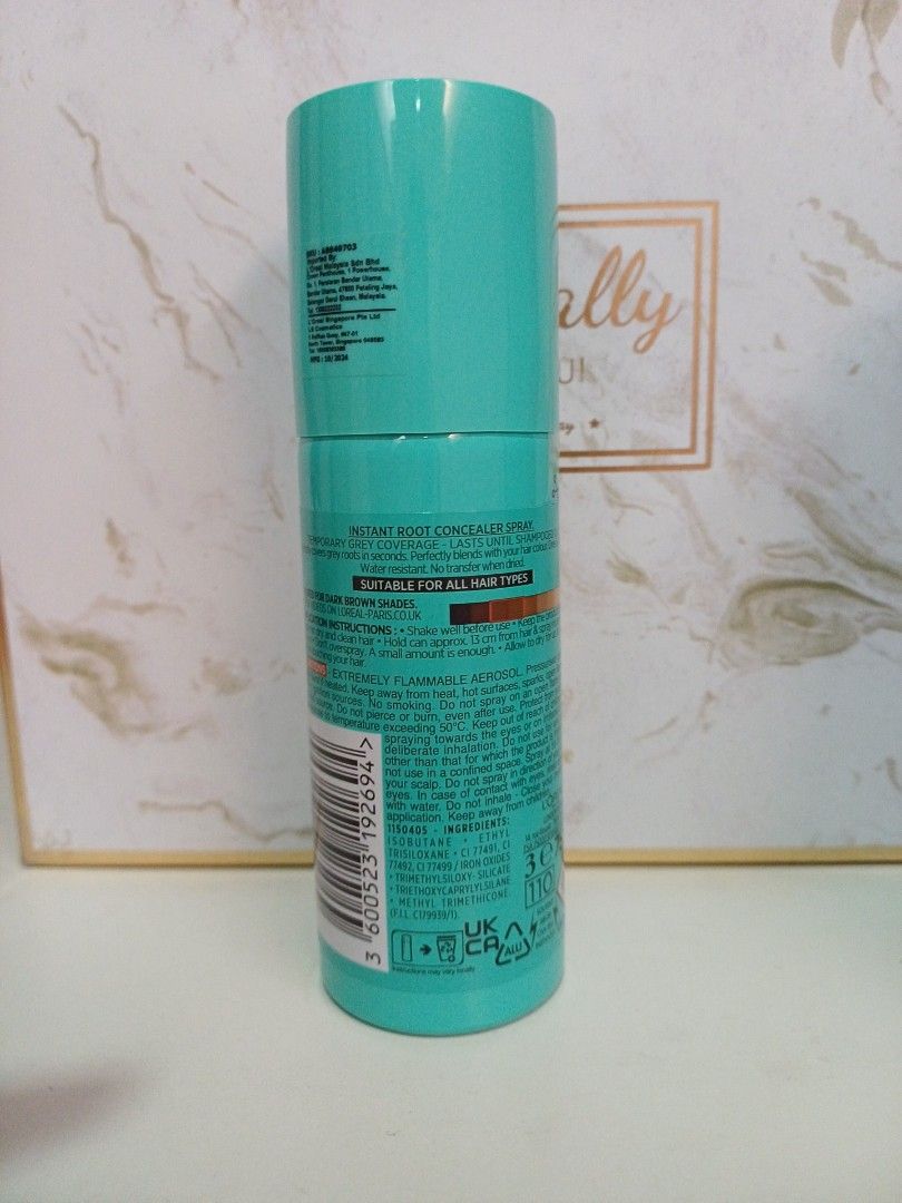 L'Oreal Paris Magic Retouch Instant Root Concealer Spray - Dark Brown ...