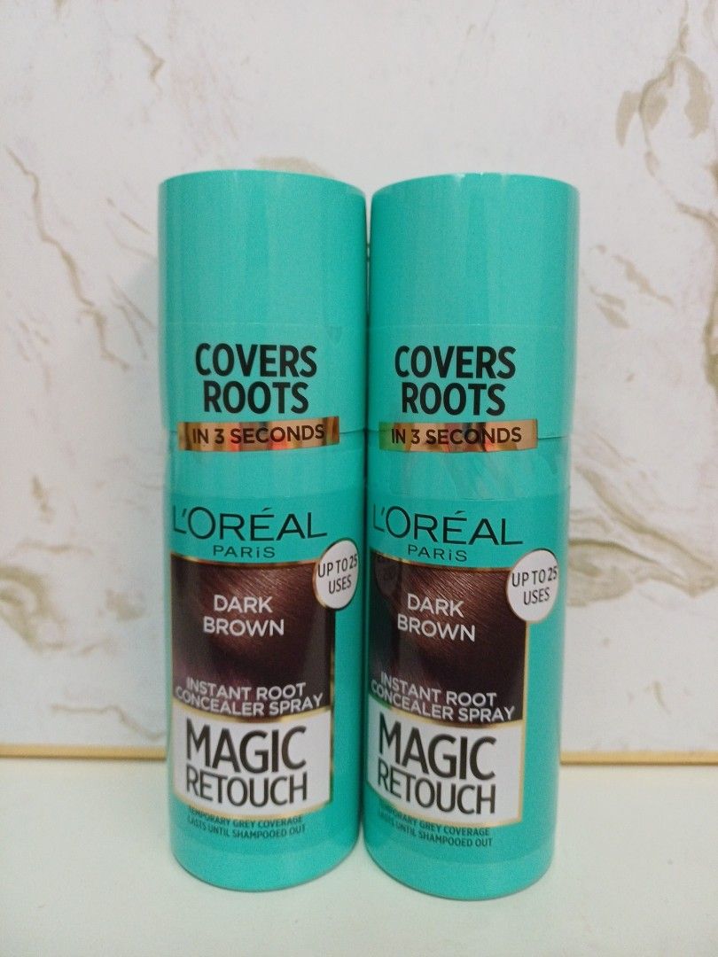 L'Oreal Paris Magic Retouch Instant Root Concealer Spray - Dark Brown ...