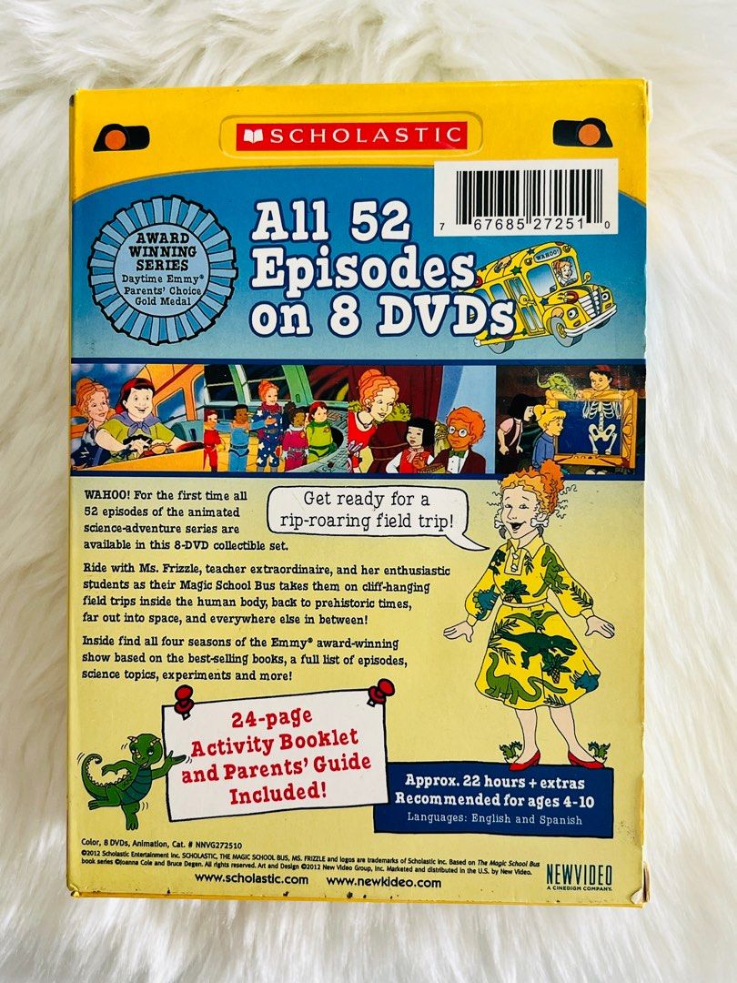 Magic School Bus 8 DVDs Set, Hobbies & Toys, Music & Media, CDs & DVDs ...