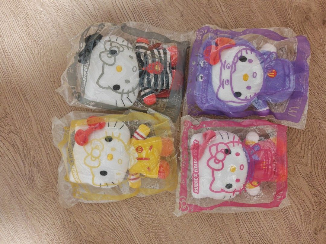 McDonald's Hello Kitty Plush Toys - Complete Set, Hobbies & Toys, Toys ...