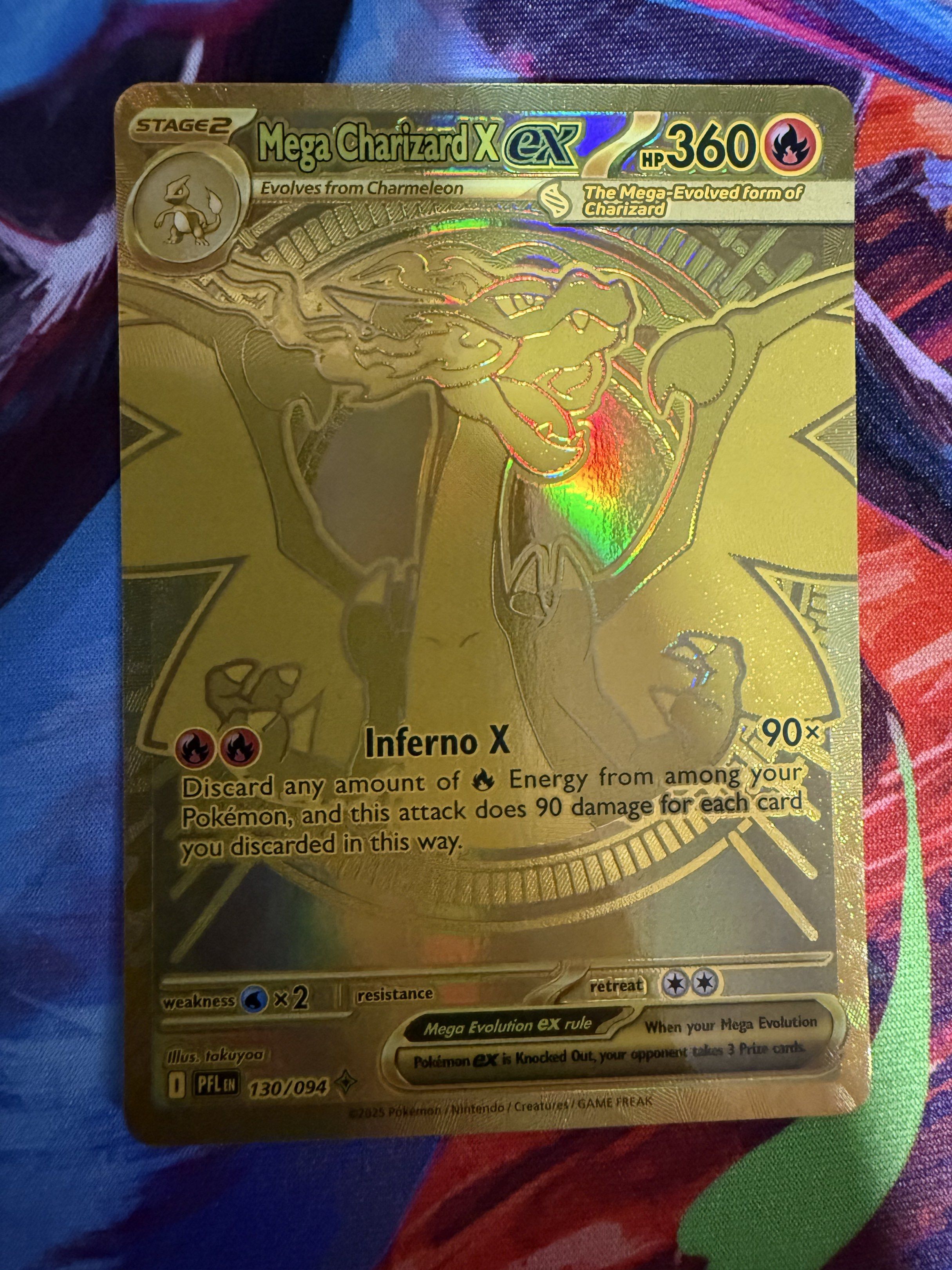 Mega Charizard X EX MUR, Hobbies & Toys, Toys & Games on Carousell