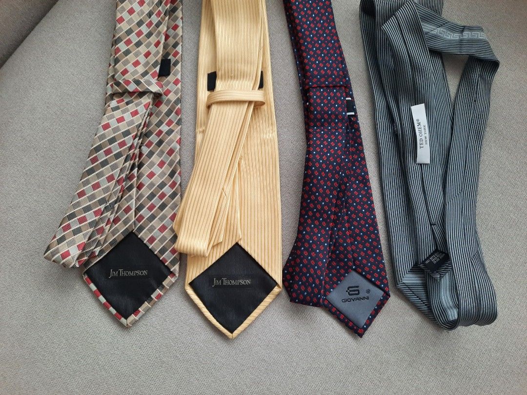 Men's Silk Ties - Jim Thompson, Giovanni, Men's Fashion, Watches ...