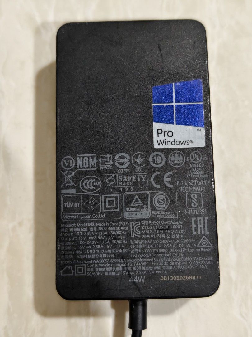 Microsoft Surface Pro Charger 24W, Computers & Tech, Parts ...