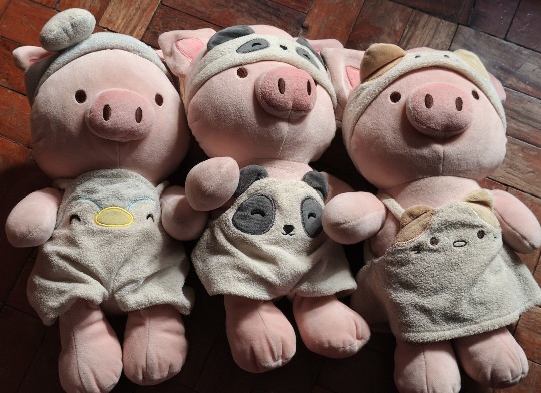 MINISO Gigi Pig Stuffed Toy Triplets, Hobbies & Toys, Toys & Games on ...