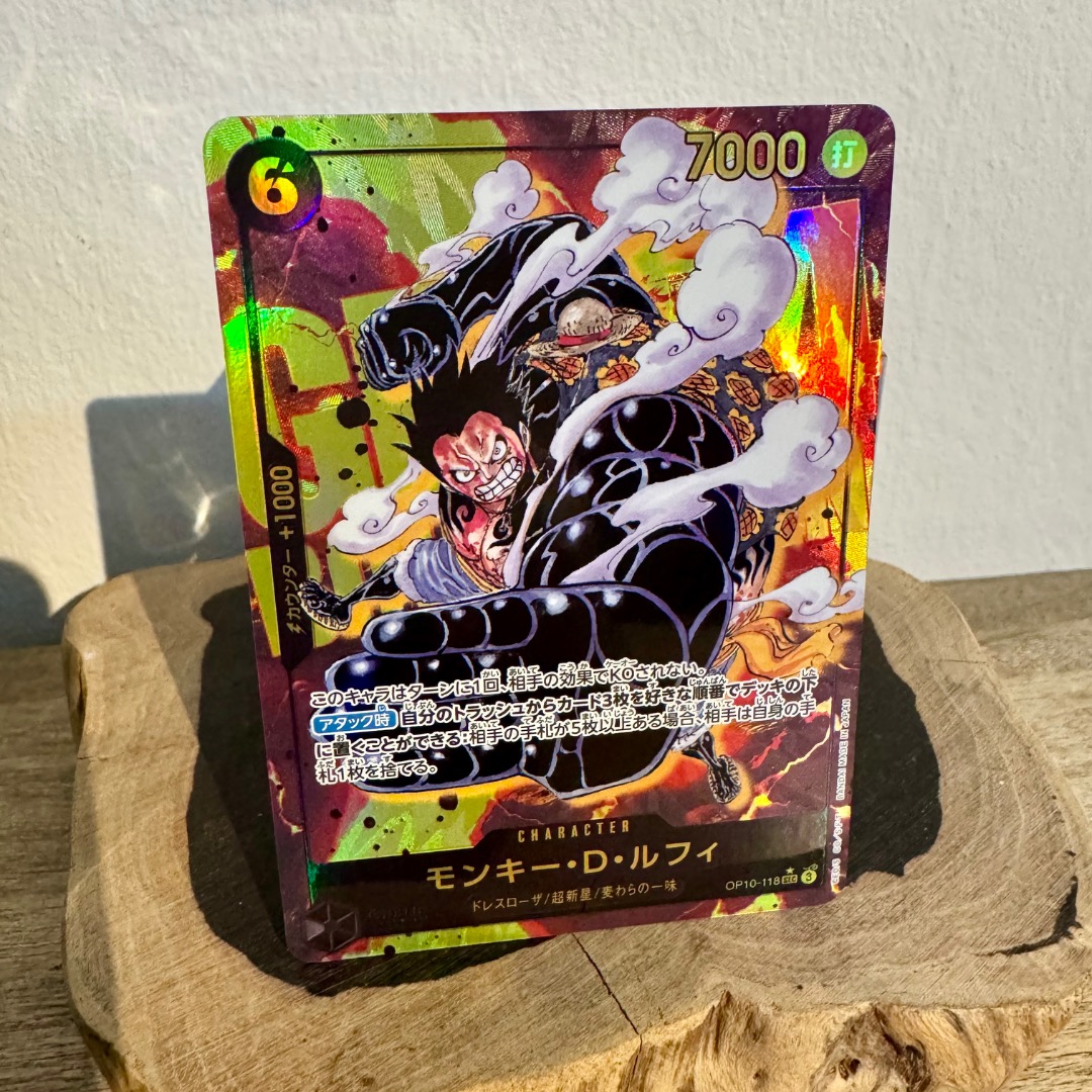 Monkey D. Luffy (Alt Art) OP10-118 SEC Royal Blood ONE PIECE Card Game ...