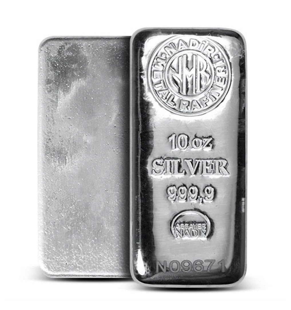Nadir Metal Rafineri 10 oz Silver Bar, Hobbies & Toys, Memorabilia ...