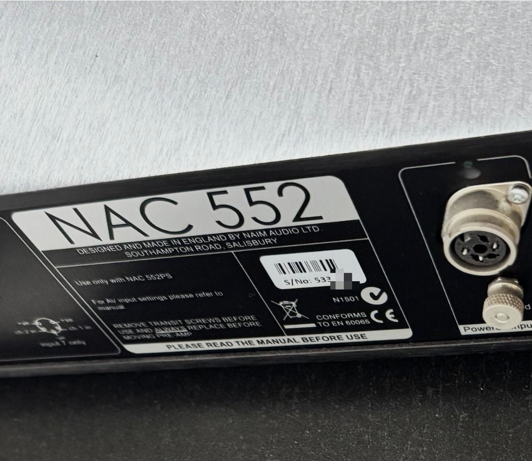 Naim NAC 552 Pre-Amplifier, Audio, Soundbars, Speakers & Amplifiers on ...