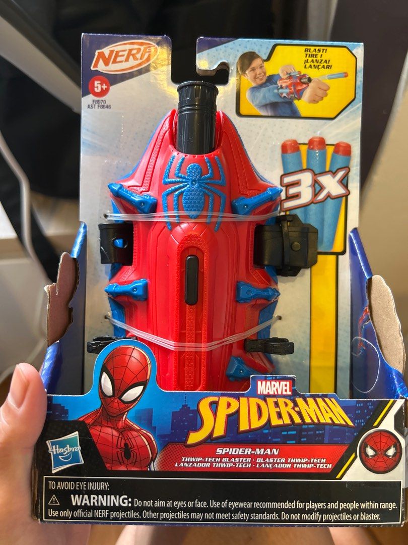 Nerf Marvel Spider-Man Thwip-Tech Blaster, Hobbies & Toys, Toys & Games ...
