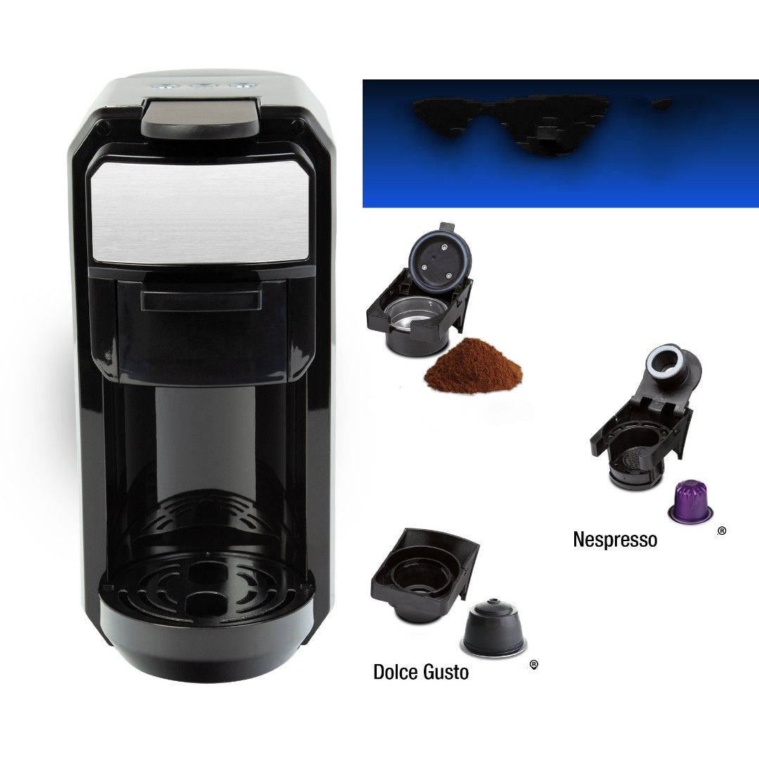 Muji Nespresso 膠囊咖啡機 兼容 大細膠囊, 家庭電器, 廚房電器, 咖啡機及咖啡壺 - Carousell