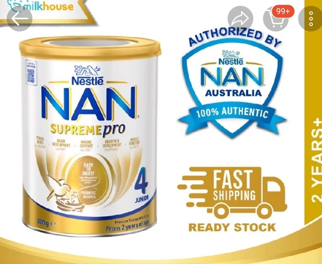Nestle NAN SupremePro 4 Junior Formula, Babies & Kids, Nursing ...