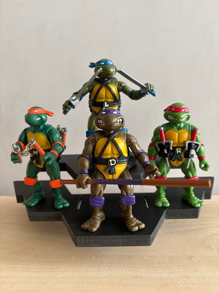 Ninja turtles 12 cm figure x 4, Hobbies & Toys, Toys & Games on Carousell