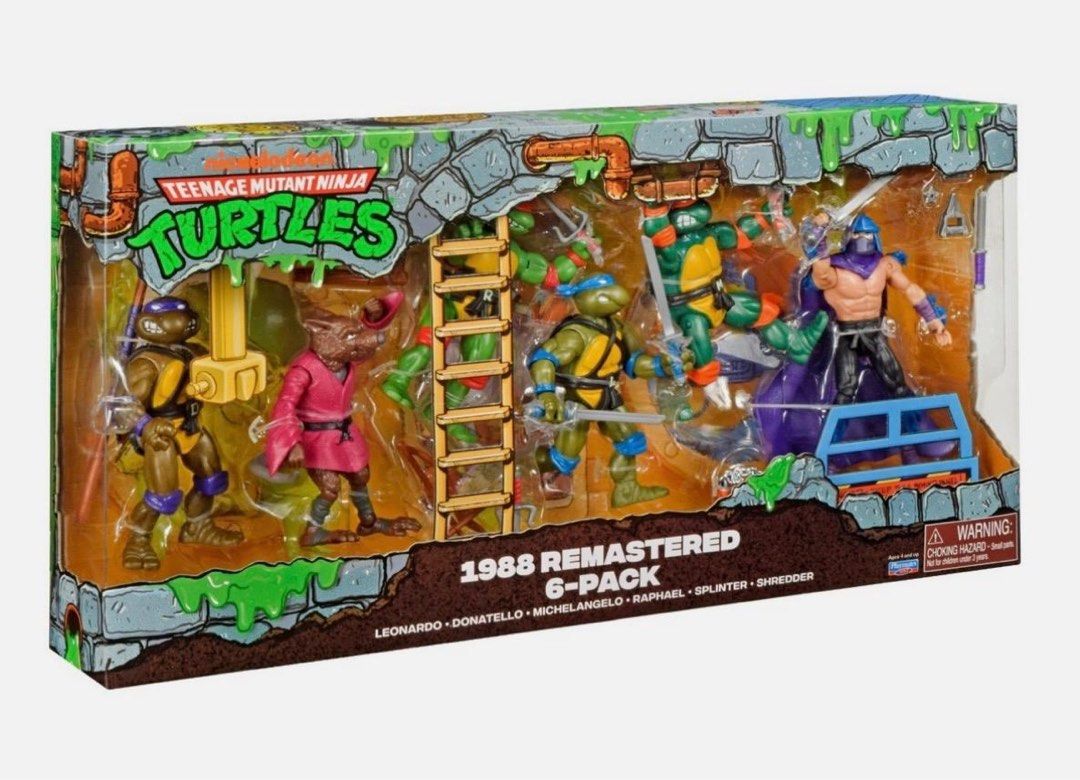 Ninja turtles 12 cm figure x 4, Hobbies & Toys, Toys & Games on Carousell