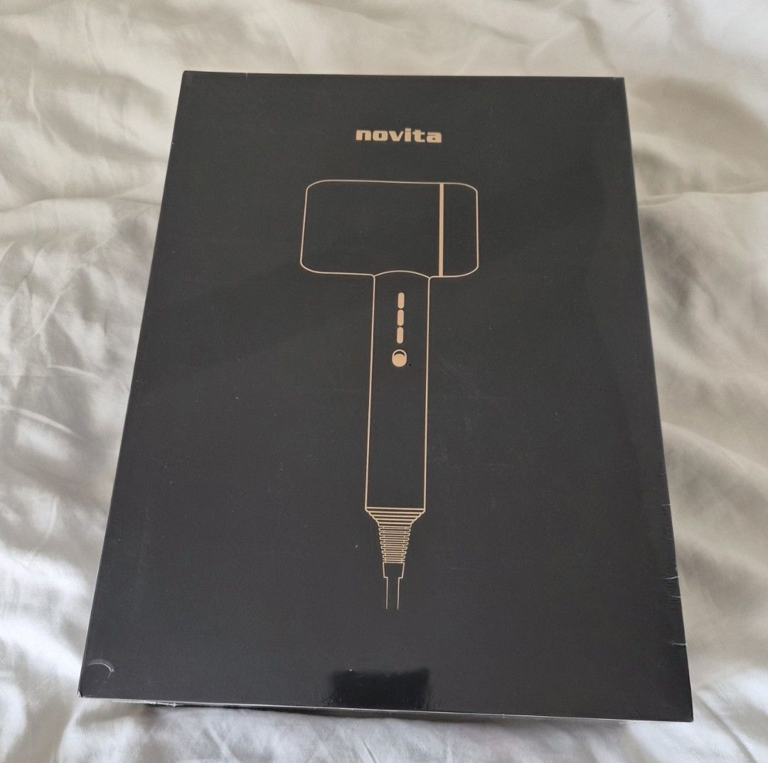 Novita Professional Hair Dryer - Fast Drying, Nano Ions, Beauty ...