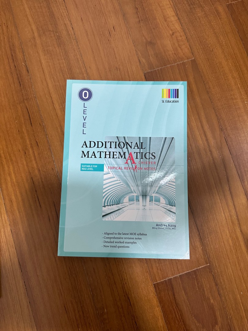 O Level Additional Mathematics Achiever Topical Revision Notes, Hobbies ...